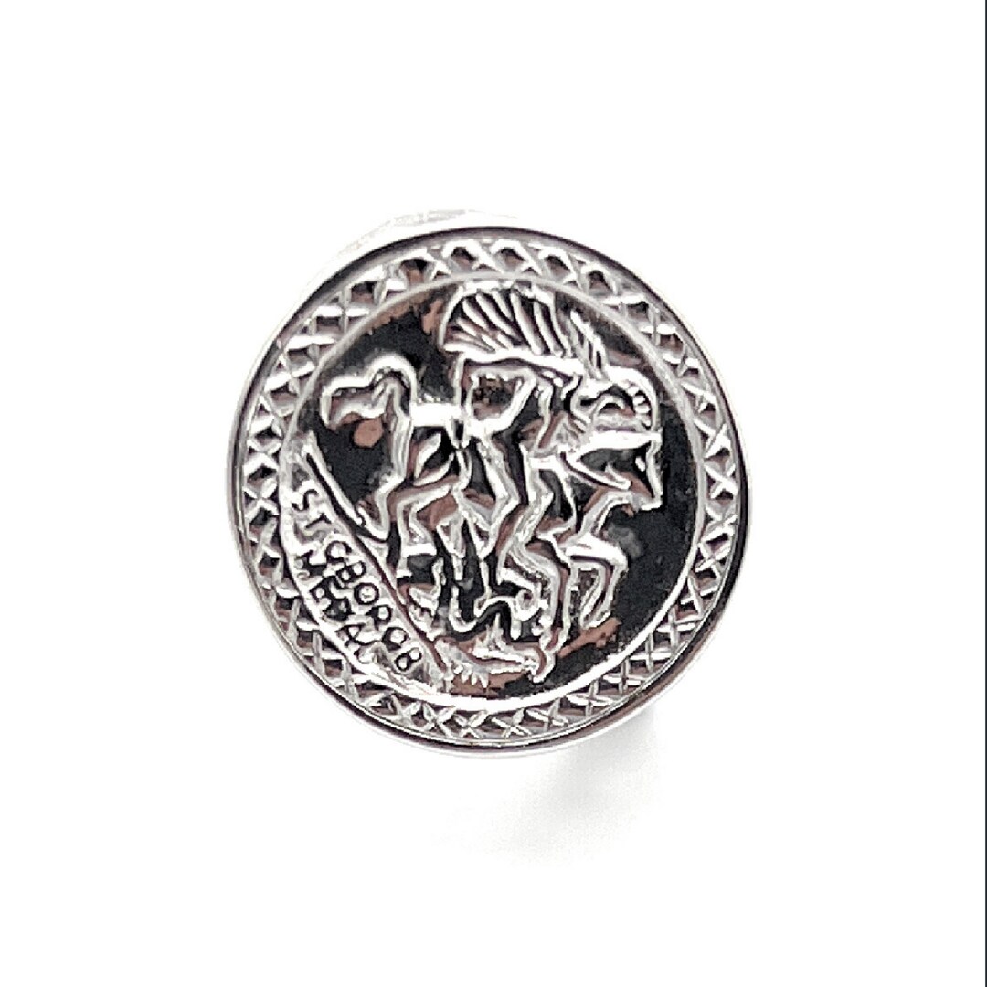 Man Ring - Sovereign Ring - Signet Ring - St George Ring - Sovereign ...