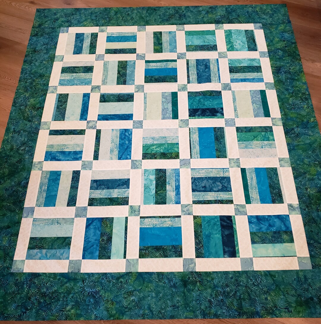 Unfinished Quilt Quilt Top Scrap Quilt Modern Quilt Lap - Etsy