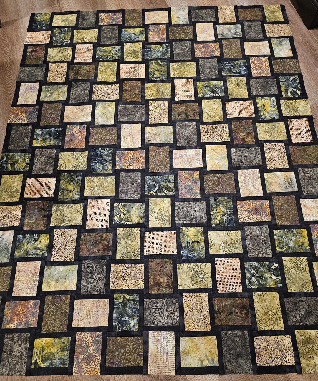 Unfinished Quilt, Quilt Top, Quilt, Horse Person Inspired, Modern Quilt ...