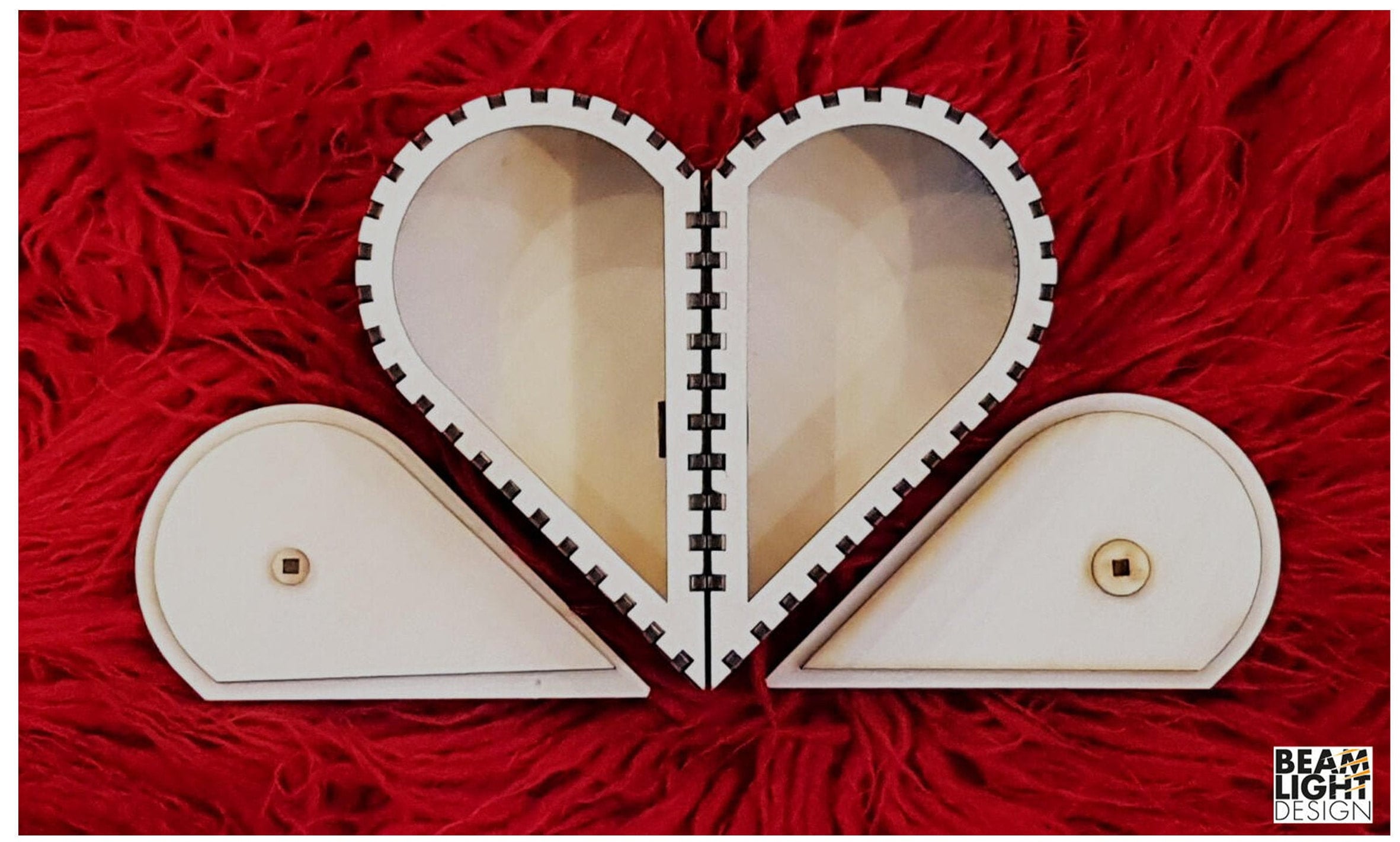 Valentines Day Heart Box Surprise Love Box Frame for Photo - Etsy