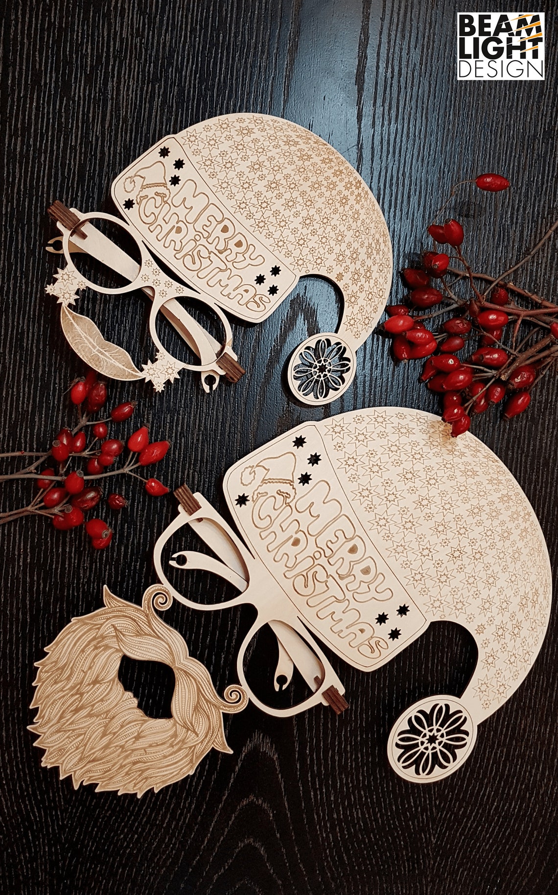 DXF SVG Files for Laser Cut Christmas Fun Eyeglasses - Etsy UK