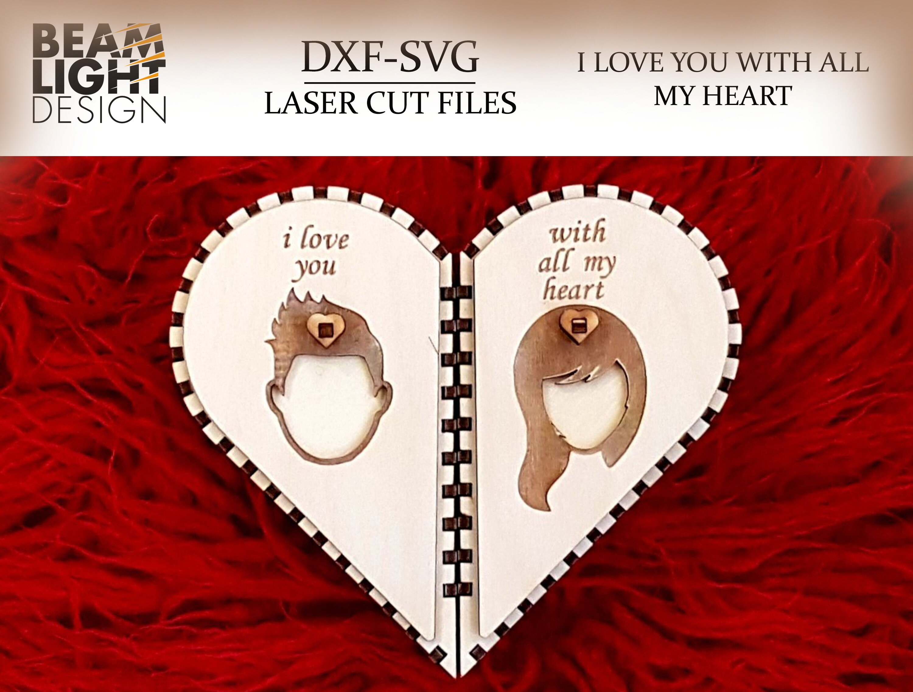 Valentines Day Heart Box Surprise Love Box Frame for Photo - Etsy