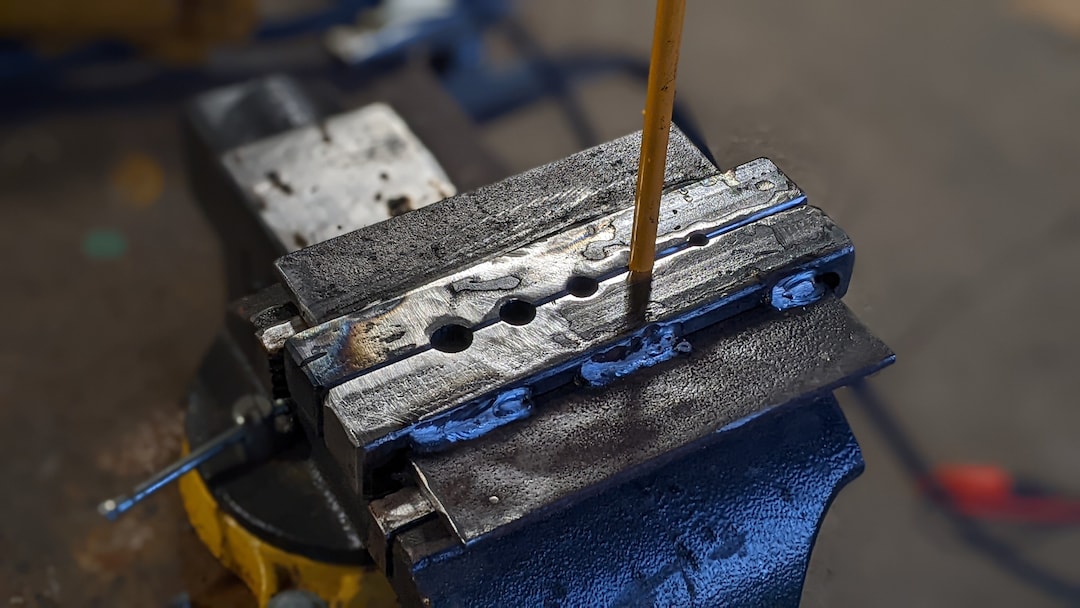Fabricated Blacksmith Rivet Header Tool / Upsetting Block Thak ...