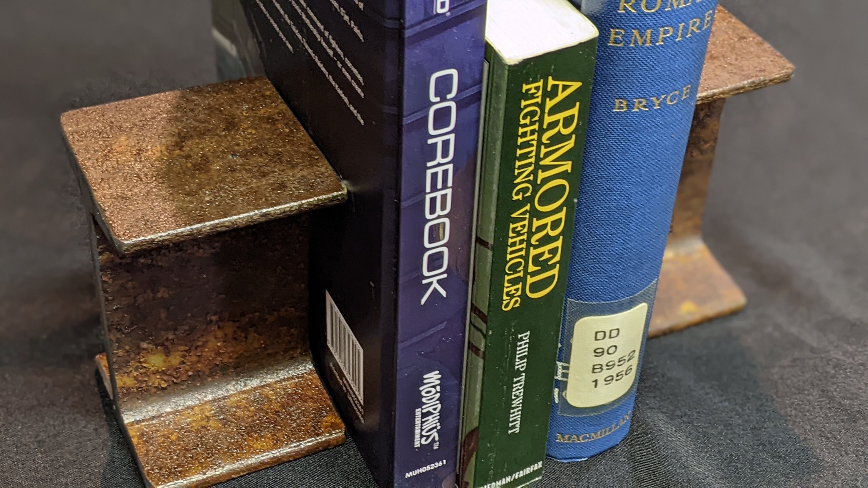 Upcycled Steel I-beam Bookends - Etsy