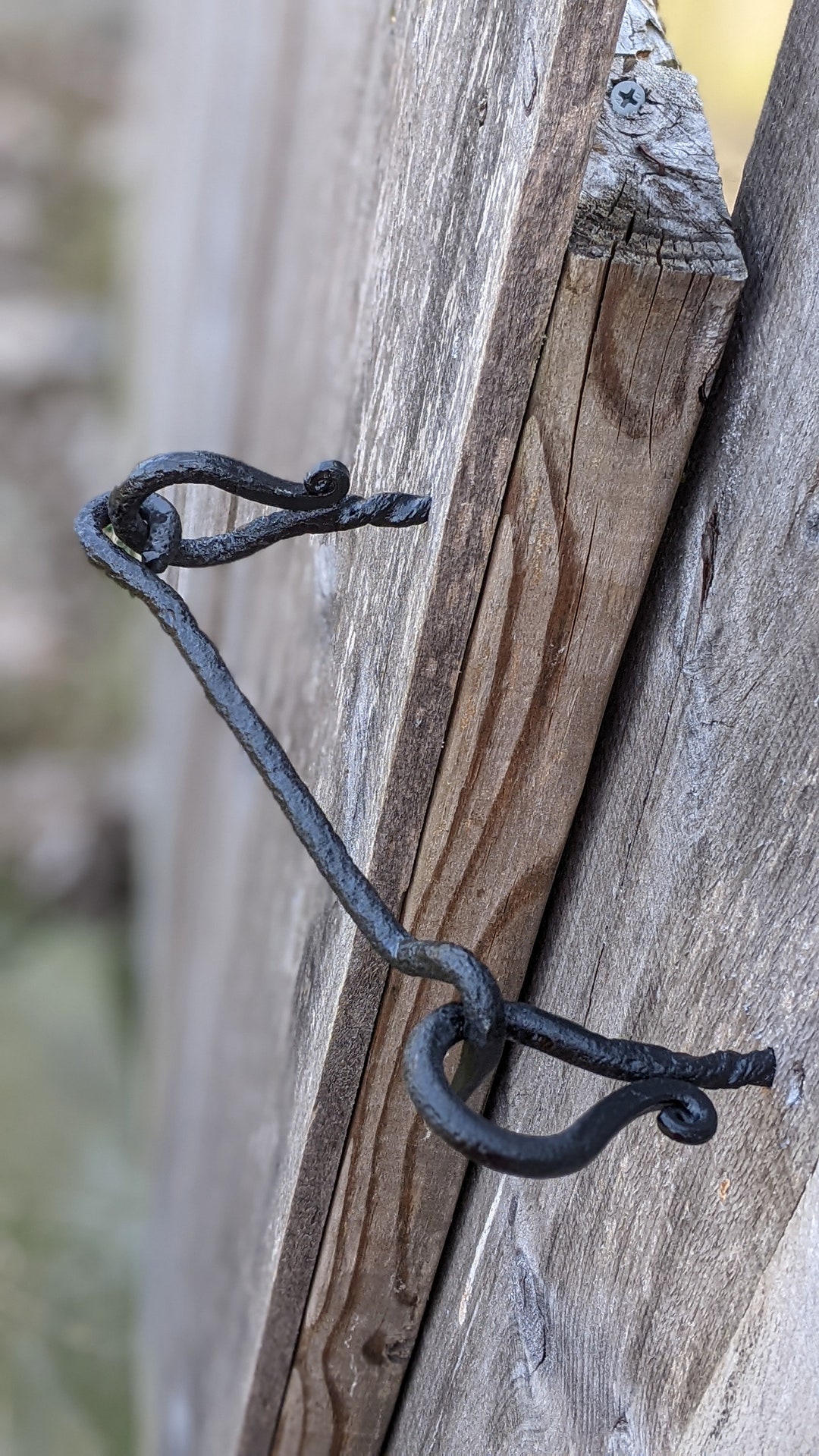 Hand-forged Outdoor Gate Latch - Etsy