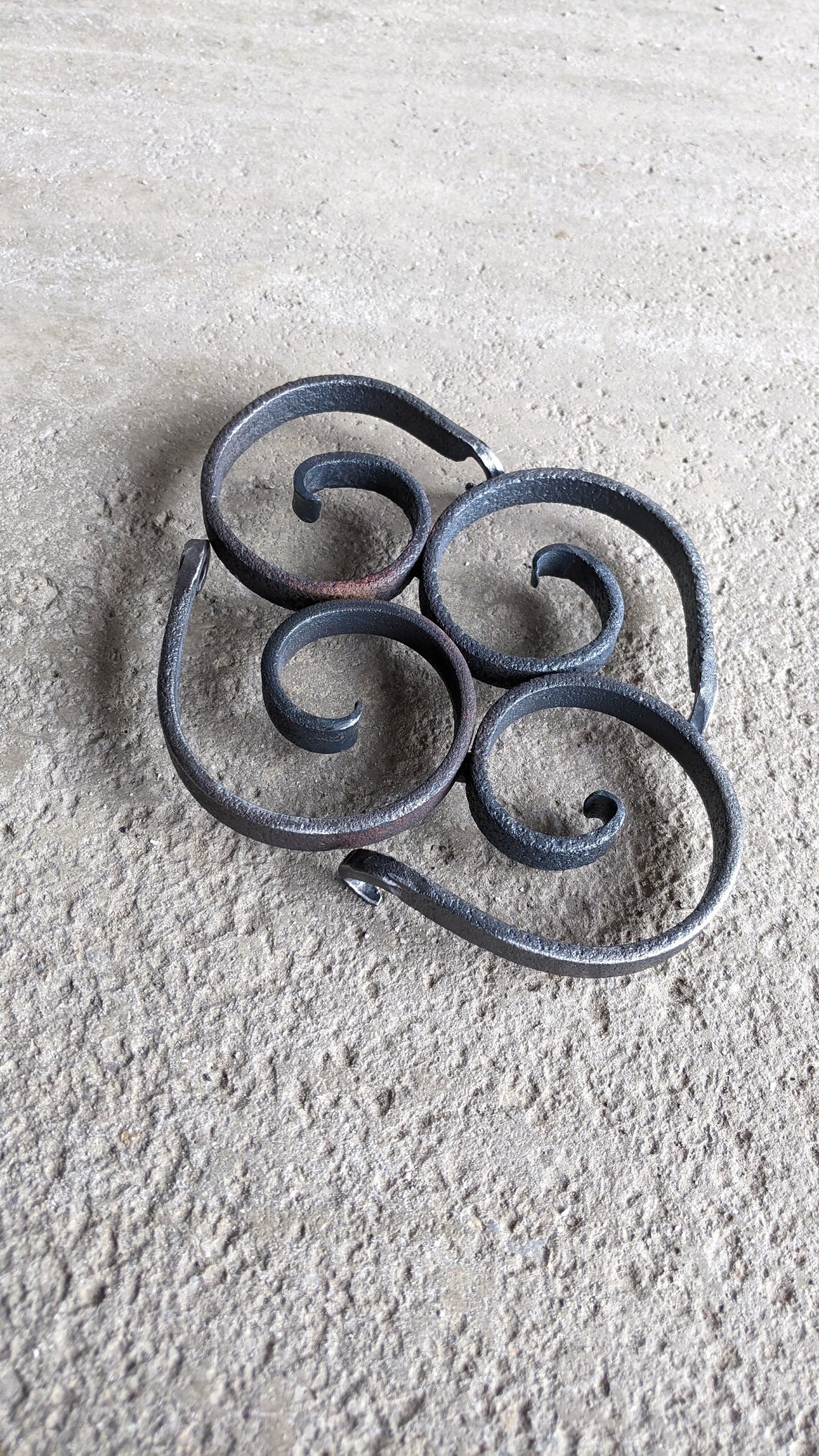Hand Forged Trivet / Hot Plate - Etsy