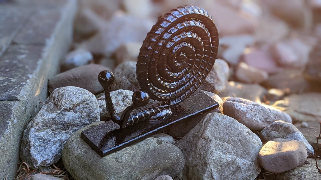 Hand-forged and Upcycled Rebar Snail - Etsy