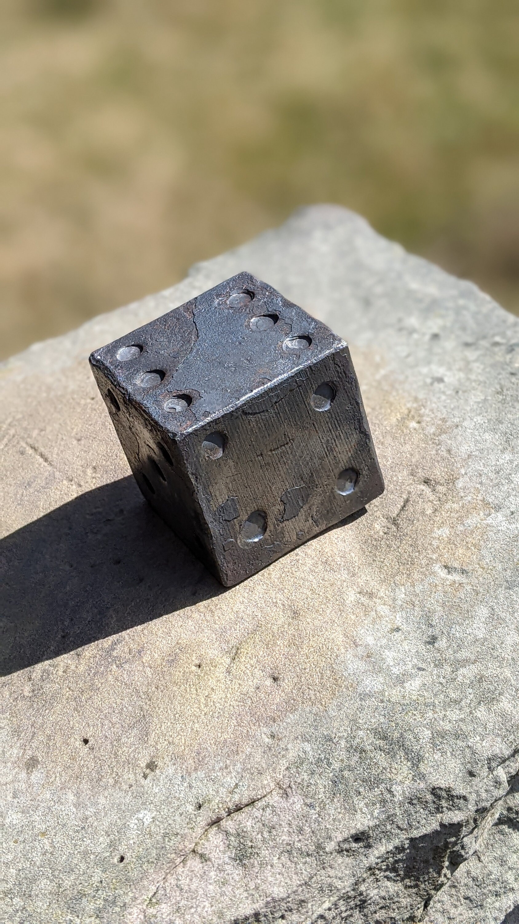 Hand Forged Solid Steel Dice 100% Upcycled Reclaimed Material - Etsy