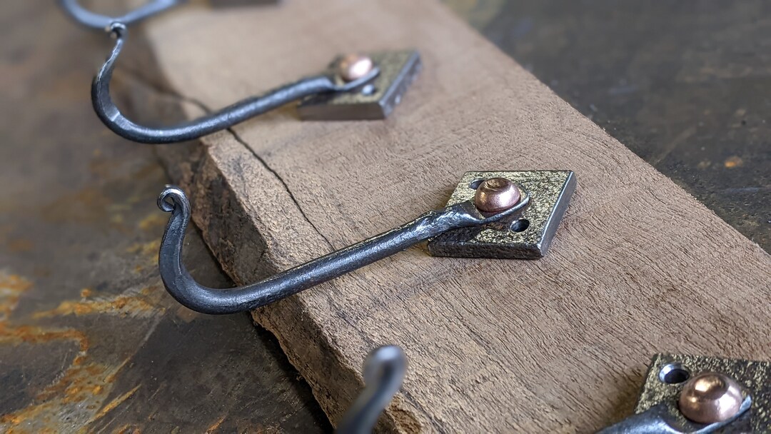 Hand-forged Copper Rivet Swivel Hook - Etsy