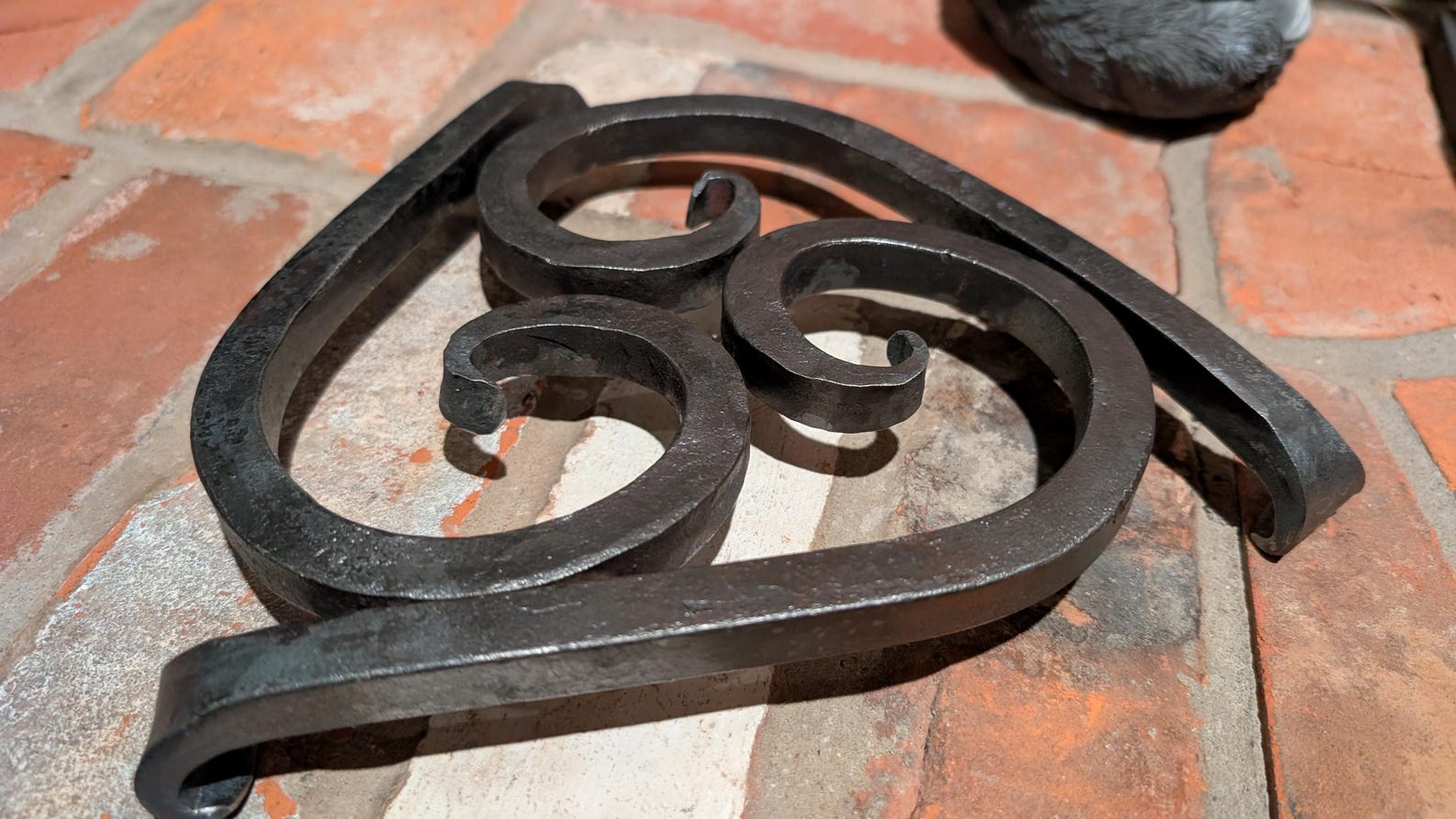 Hand Forged Trivet / Hot Plate - Etsy