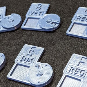 3D Printed Infantry Squad Identification Tokens Compatible With Bolt ...