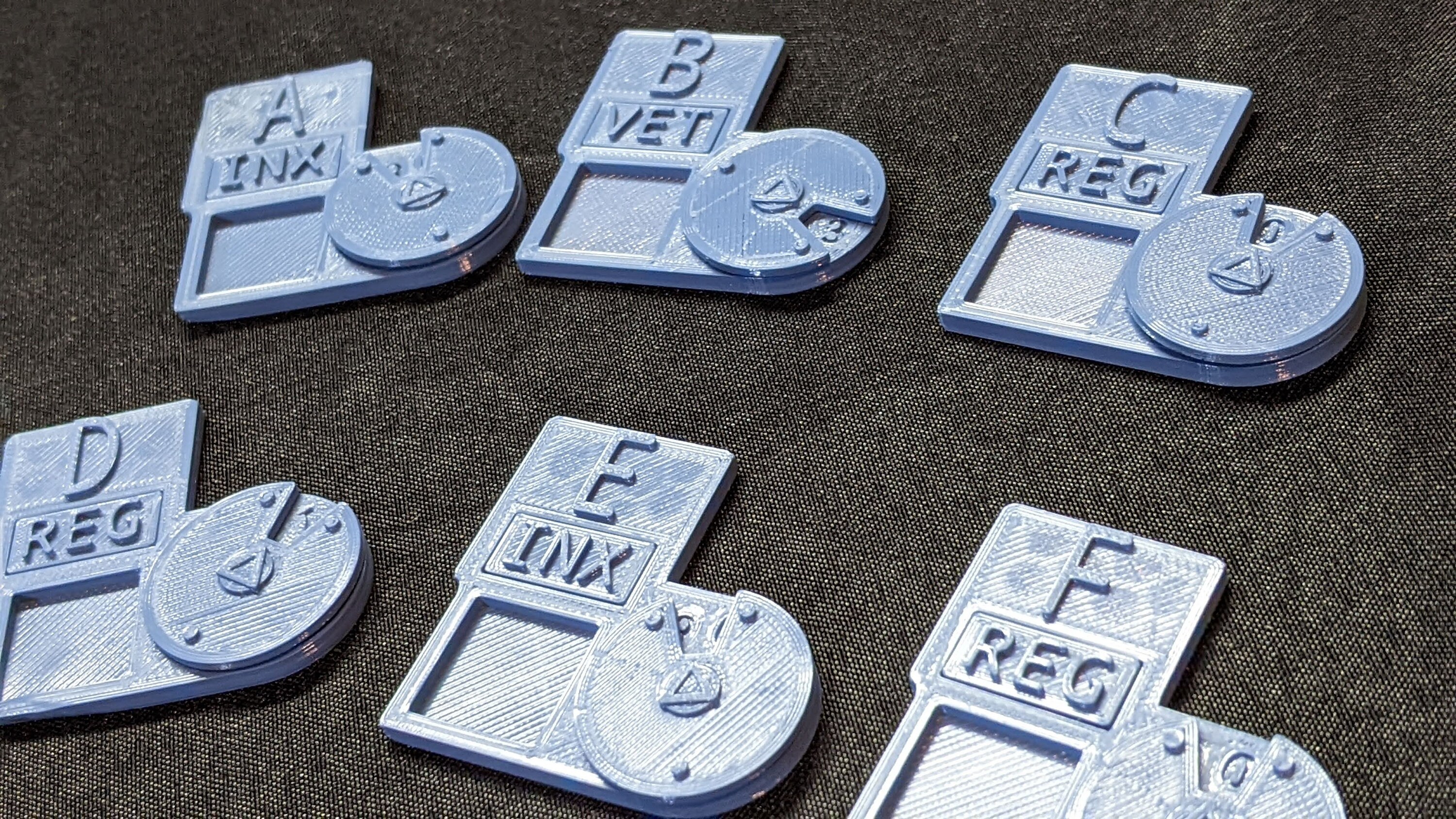 3D Printed Infantry Squad Identification Tokens Compatible With Bolt ...