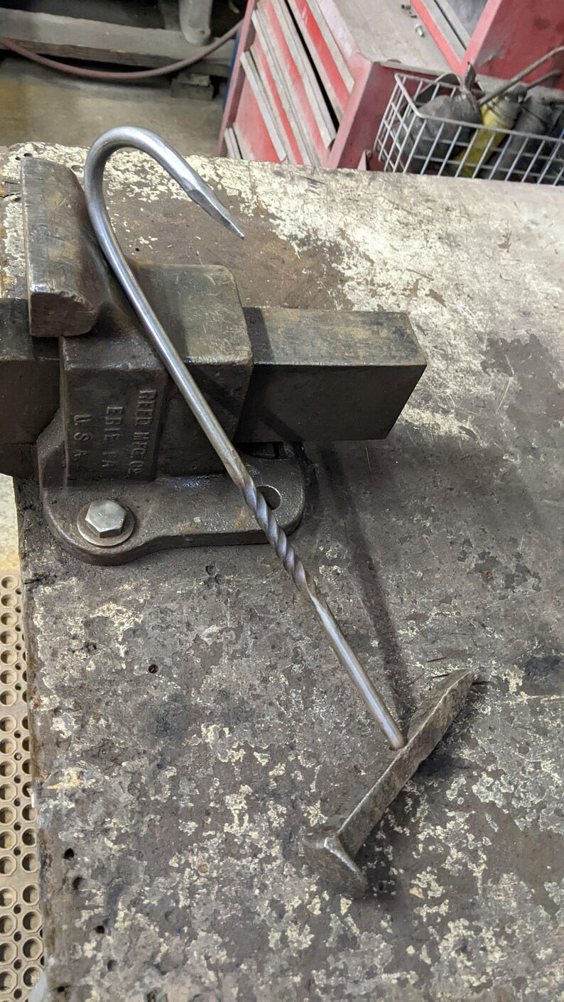 Railroad Spike Hay Hook / Bale Hook - Etsy