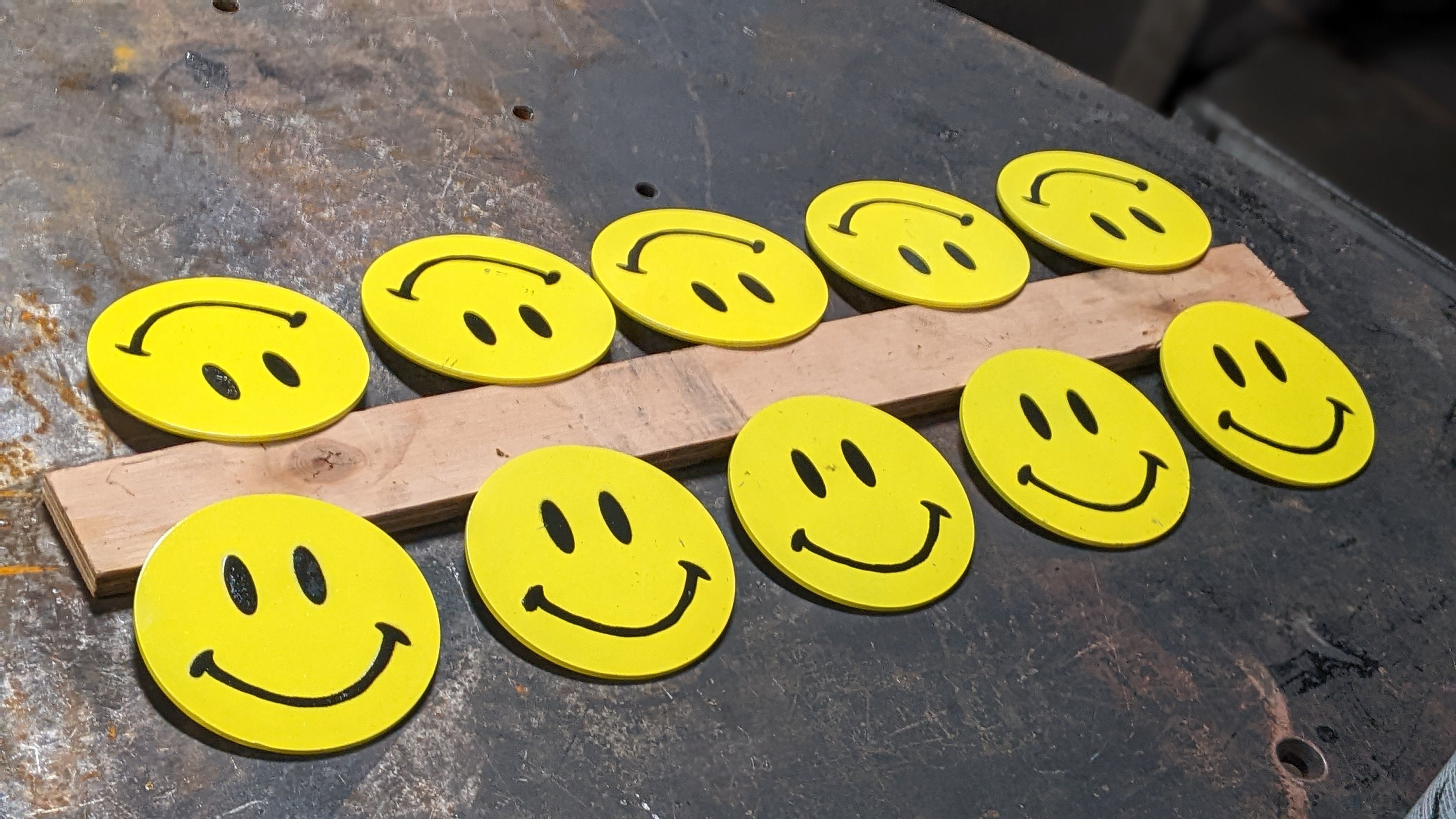 Smiley Face Discs/tags for Airsoft Gear Bad Co Battle Field Inspired - Etsy