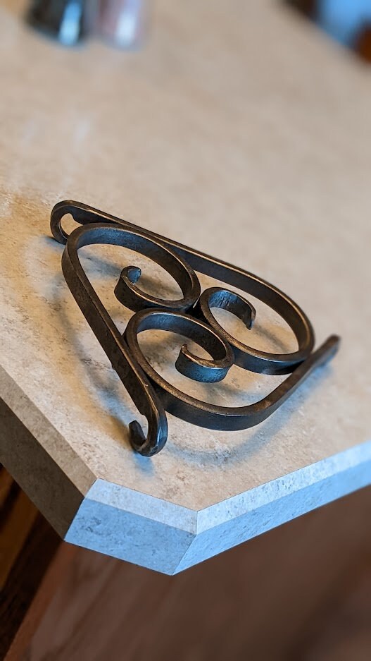 Hand Forged Trivet / Hot Plate - Etsy