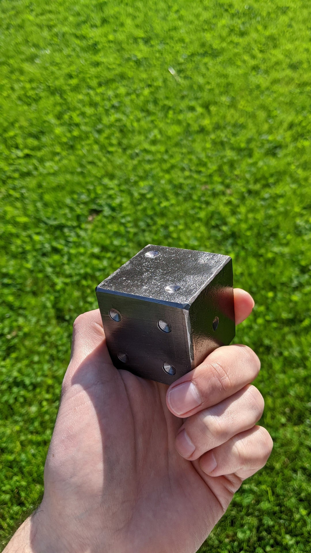 Hand Forged Solid Steel Dice 100% Upcycled Reclaimed Material - Etsy