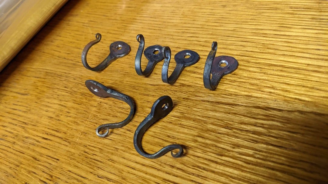 Hand-forged Horseshoe Nail Hooks - Etsy