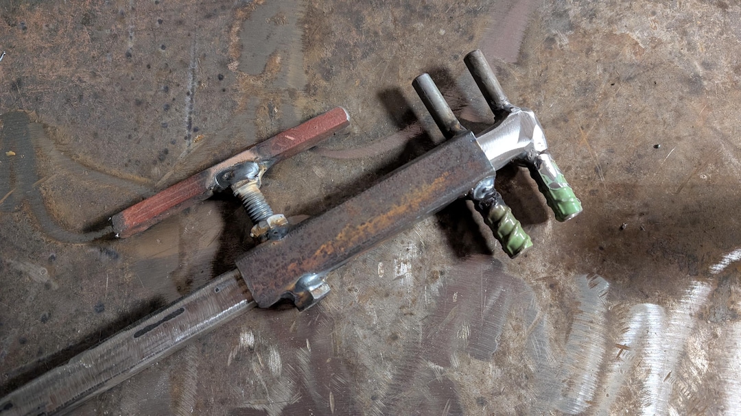 Blacksmith's Adjustable Bending Wrench, Bending Fork, for Bending Bar ...