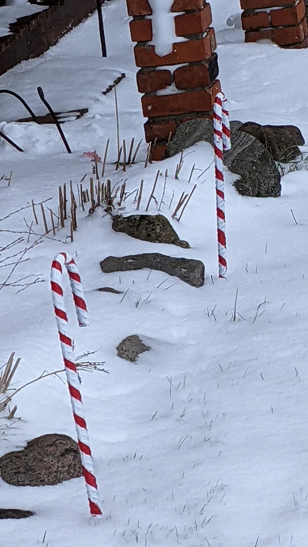 Hand-forged/fabricated Rebar Candy Cane Lawn Stakes - Etsy