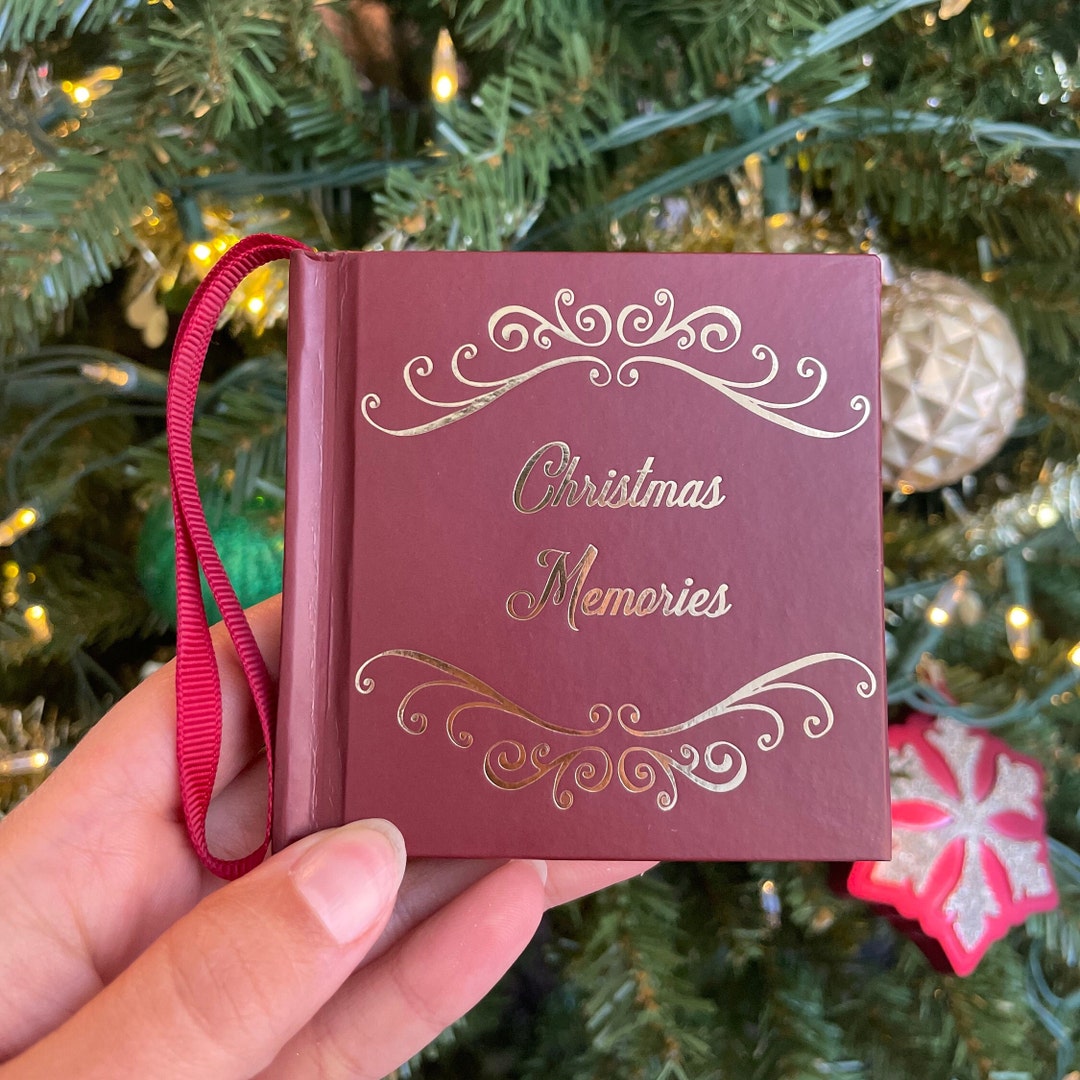 Christmas Memory Journal Ornament - Keepsake Unique Family Ornament ...