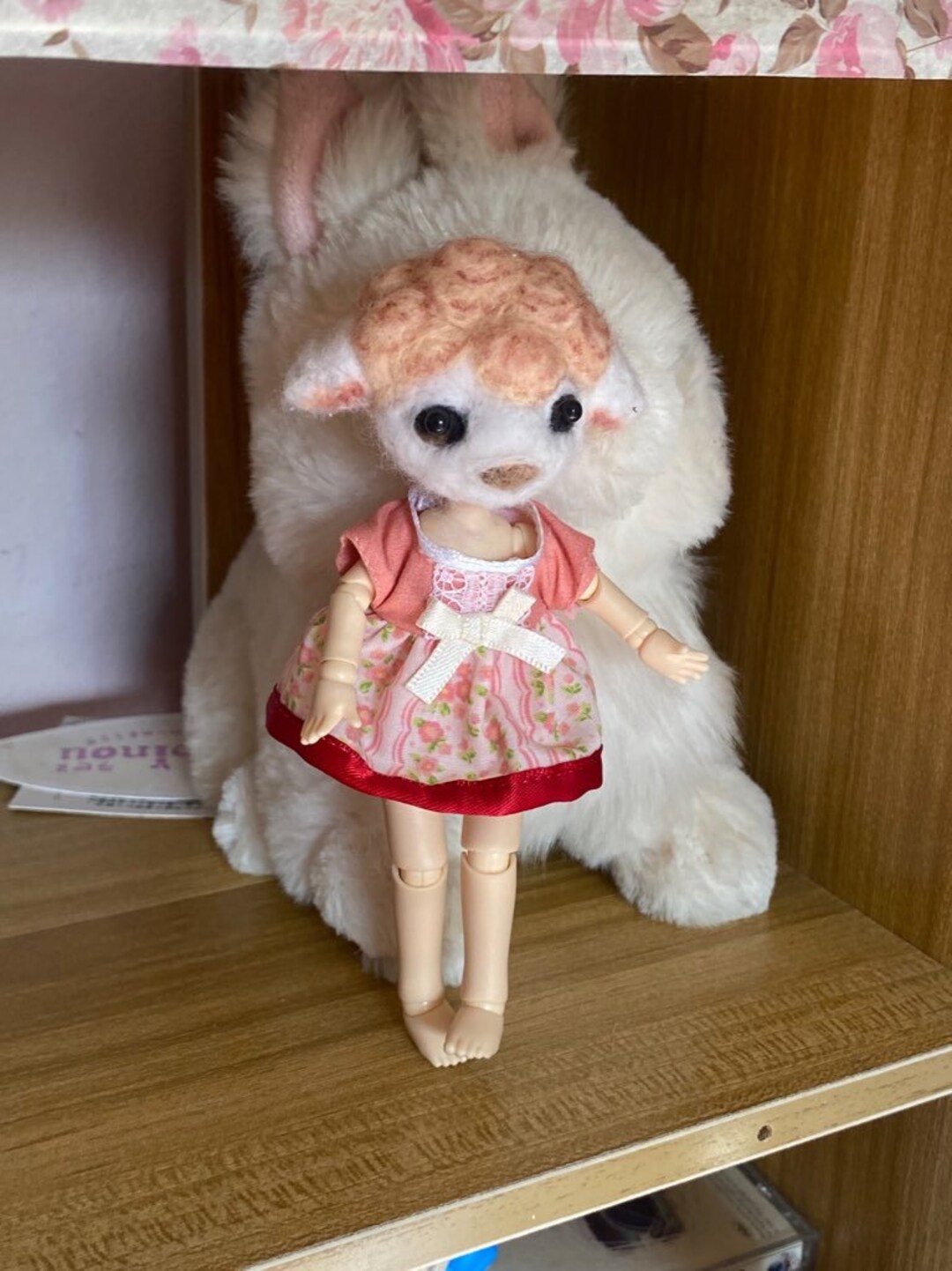 Posable Needle Felt Sheep Doll - Etsy