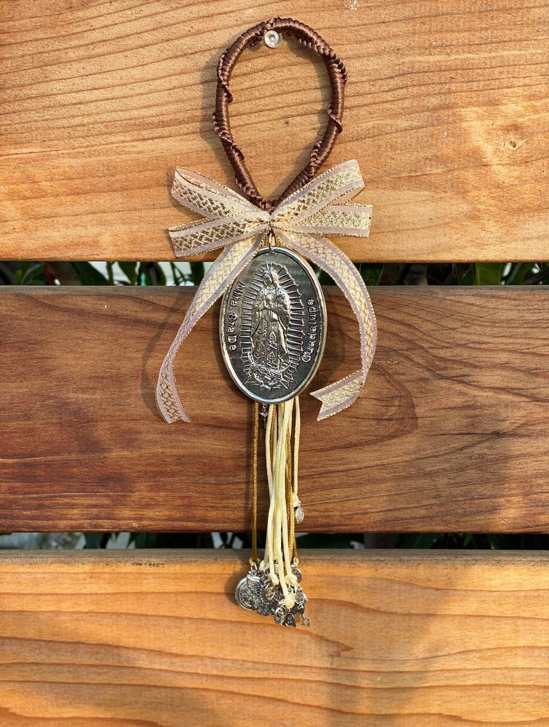 Virgen De Guadalupe Home Protection Charm, Medalla Bendicion Para Casa ...