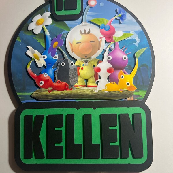 Pikmin Cake Topper - Etsy