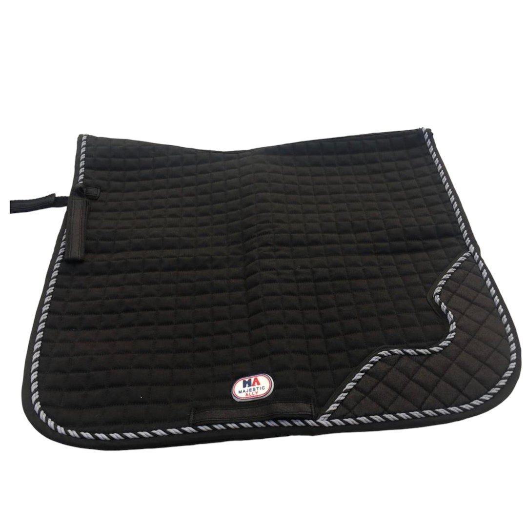 Majestic Ally Designer Quilted 1" Square All Purpose English Saddle Pad ...