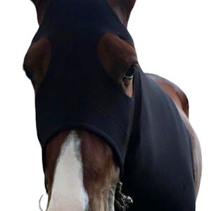 Majestic Ally Stretch Lycra Horse Hood With Zipper - Etsy