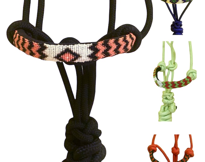 Custom Beaded Rope Halter 7-9 In. - Etsy