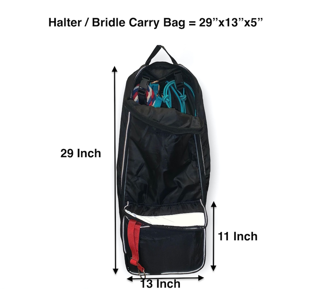 Majestic Ally Halter Bridle Carry Bag - Reflective, Padded With Front ...