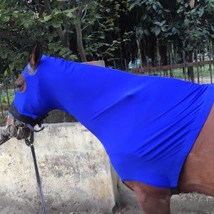 Majestic Ally Stretch Lycra Horse Hood With Zipper - Etsy