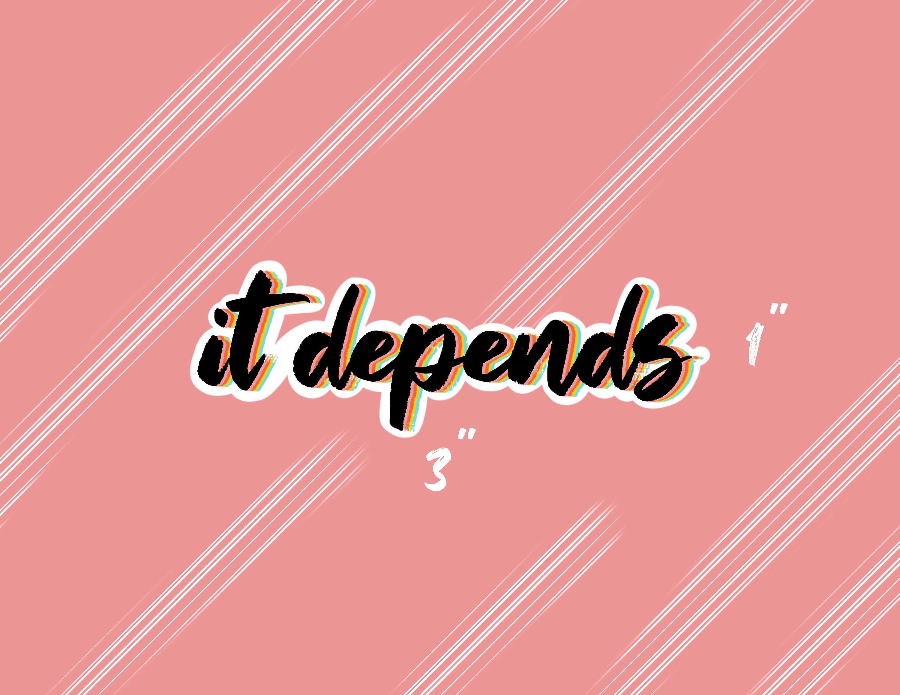 It Depends Die Cut Sticker Doctor of Physical Therapy - Etsy