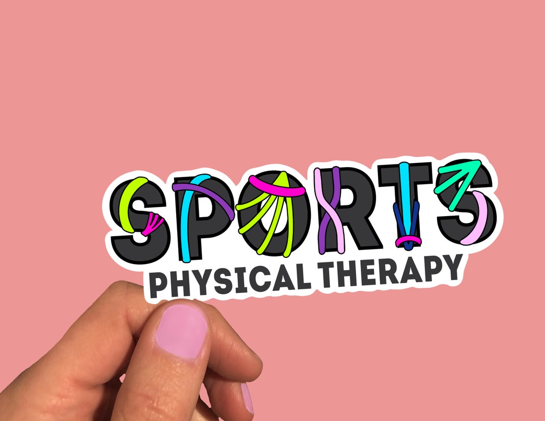 Sports Physical Therapy Sticker, Physical Therapy for Athletes, DPT ...