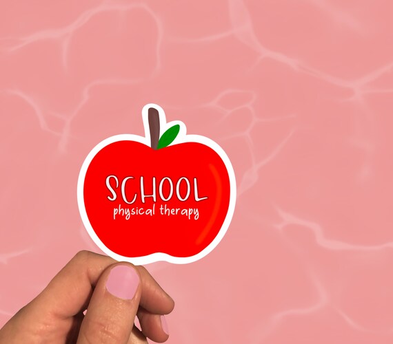 School Physical Therapy Sticker Physical Therapist Sticker - Etsy