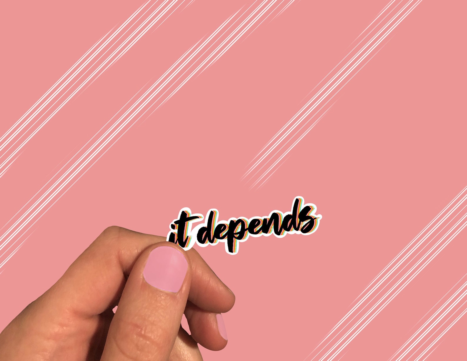 It Depends Die Cut Sticker Doctor of Physical Therapy - Etsy