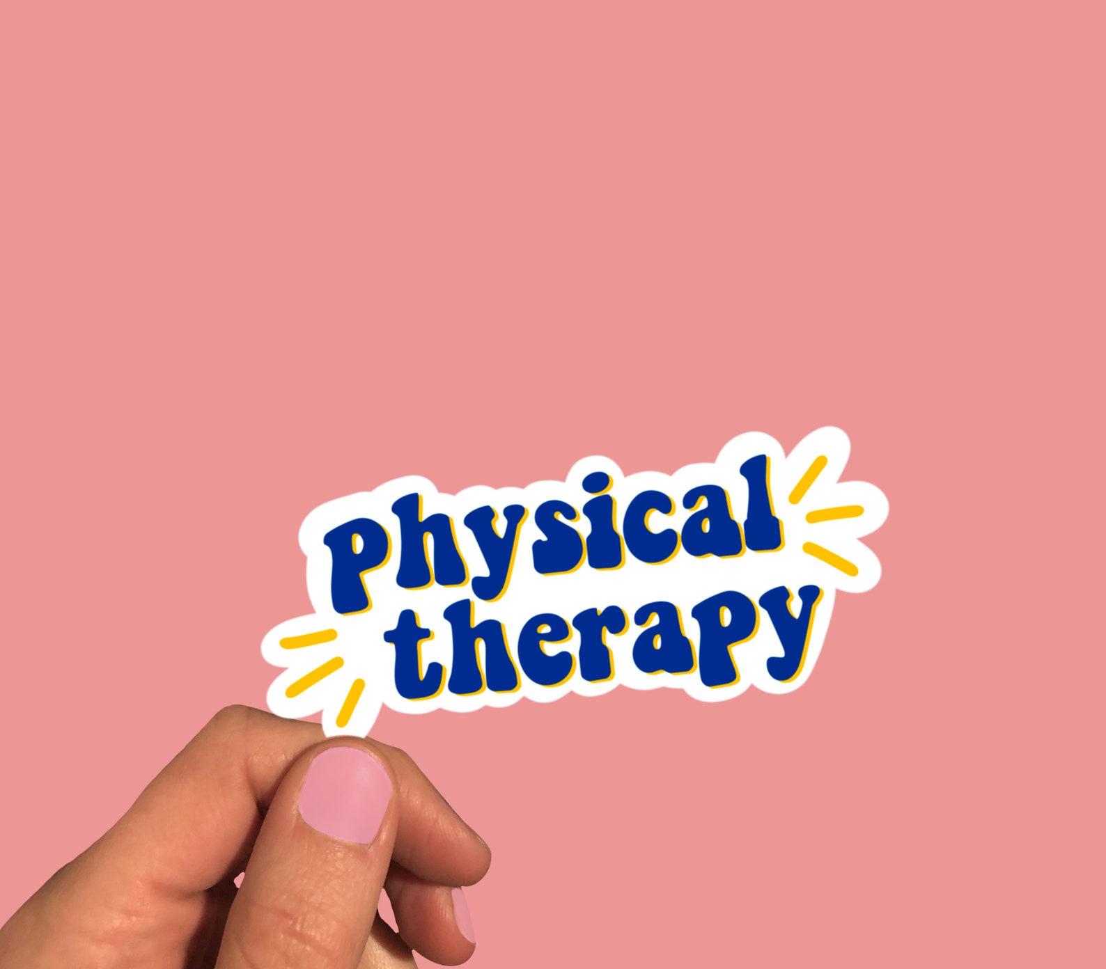 Physical Therapy Sticker Physical Therapist Sticker Die Cut - Etsy