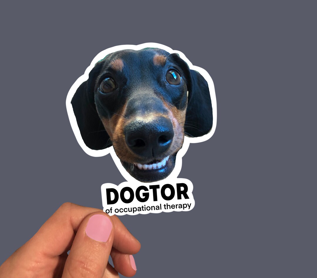 Dogtor of Occupational Therapy Customizable Sticker, Occupational ...