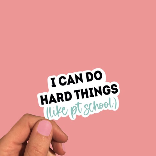 Physical Therapy PT Waterproof Vinyl Sticker - Etsy