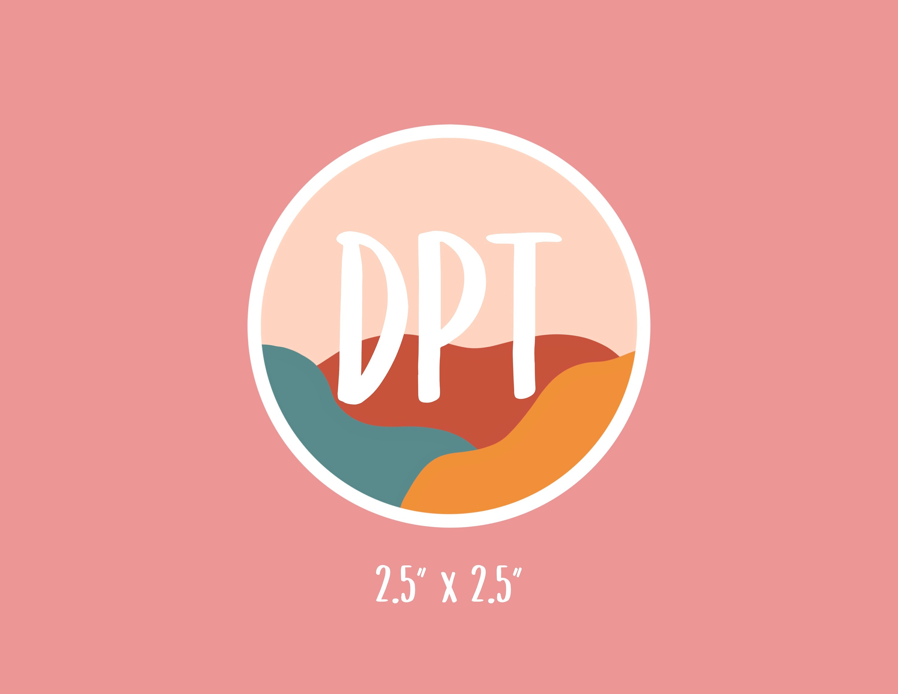 DPT Doctor of Physical Therapy Sticker Physical Therapist - Etsy