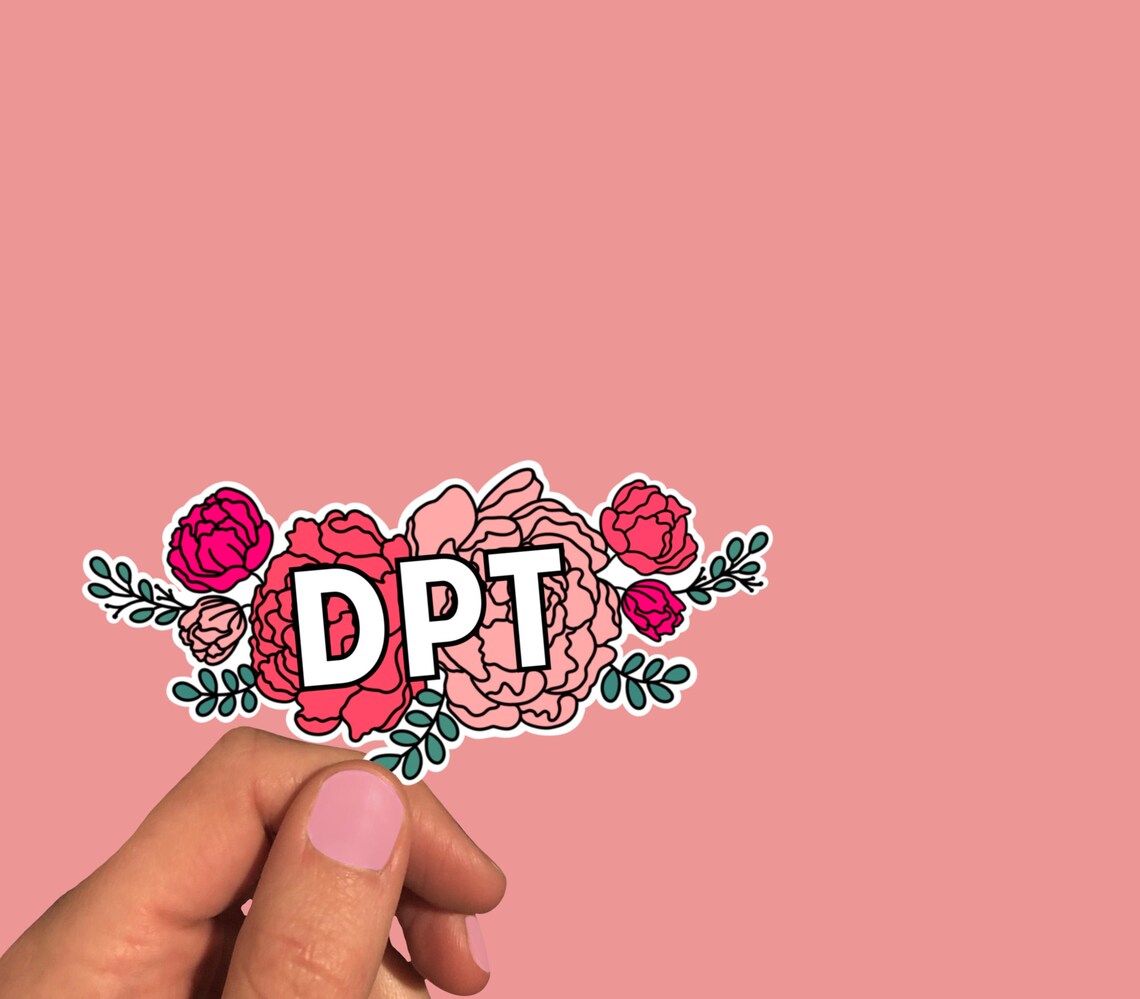DPT Doctor of Physical Therapy Sticker Physical Therapist Die | Etsy