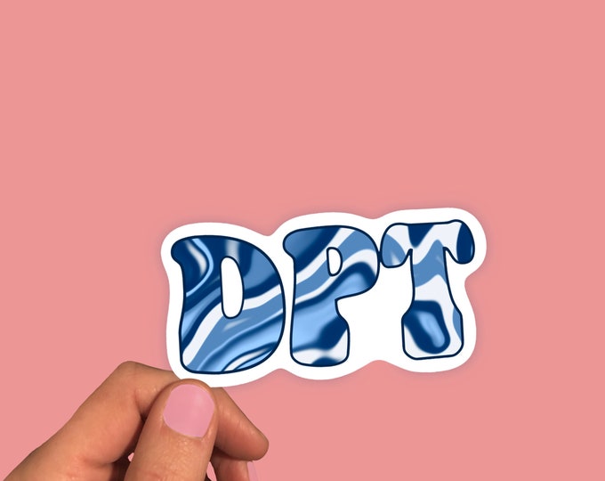 DPT Doctor of Physical Therapy Sticker, Physical Therapist Sticker, SPT ...