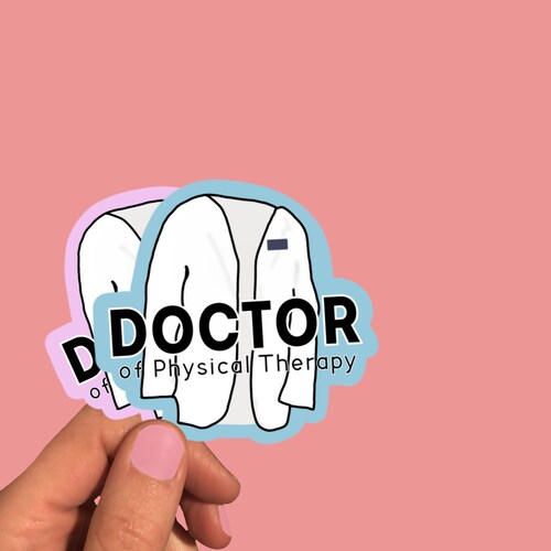 DPT Doctor of Physical Therapy Sticker Physical Therapist - Etsy