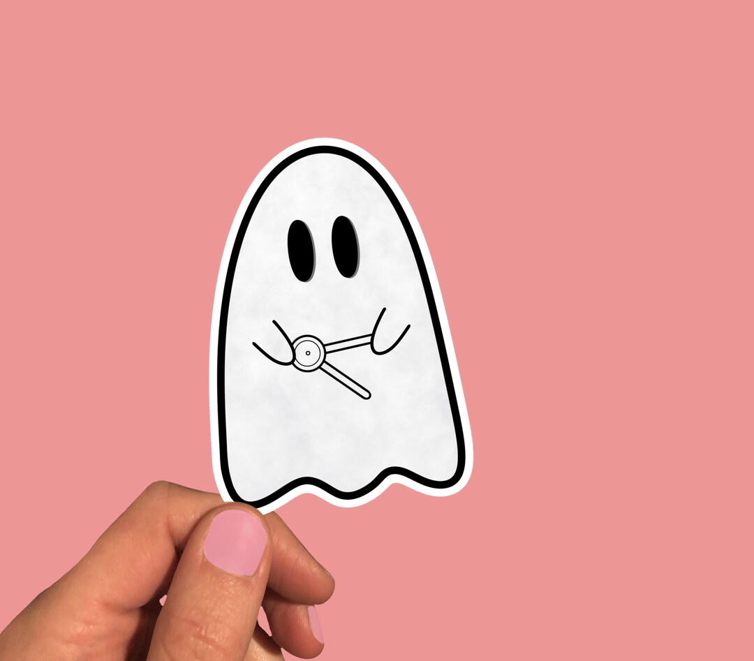 Ghost + Goni Fall Physical Therapy Sticker, Spooky Season Sticker ...