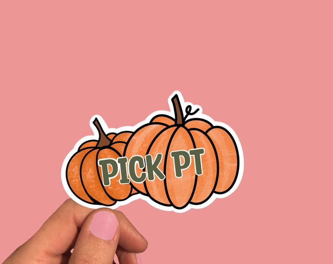 Pick PT Fall Physical Therapy Sticker, Spooky Season Sticker, Physical ...