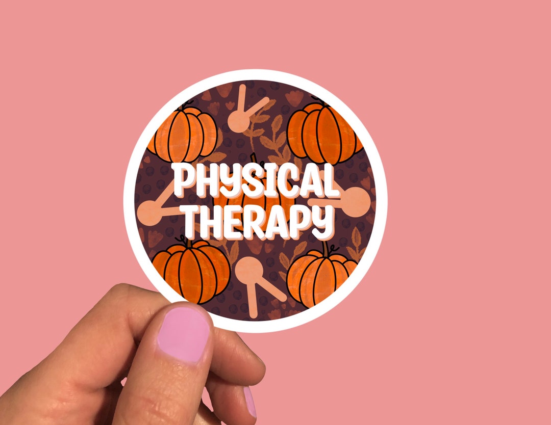 Goni + Pumpkin Fall Physical Therapy Sticker, Pumpkin Spice Season ...