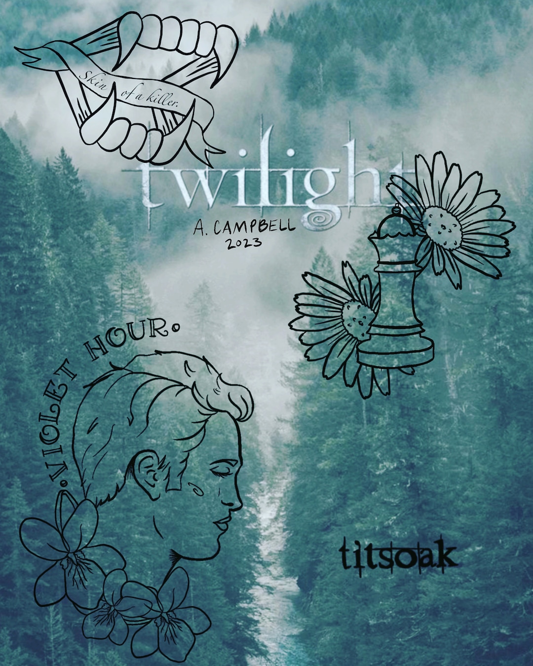 Twilight Flash Sheet Tattoo Pass - Etsy