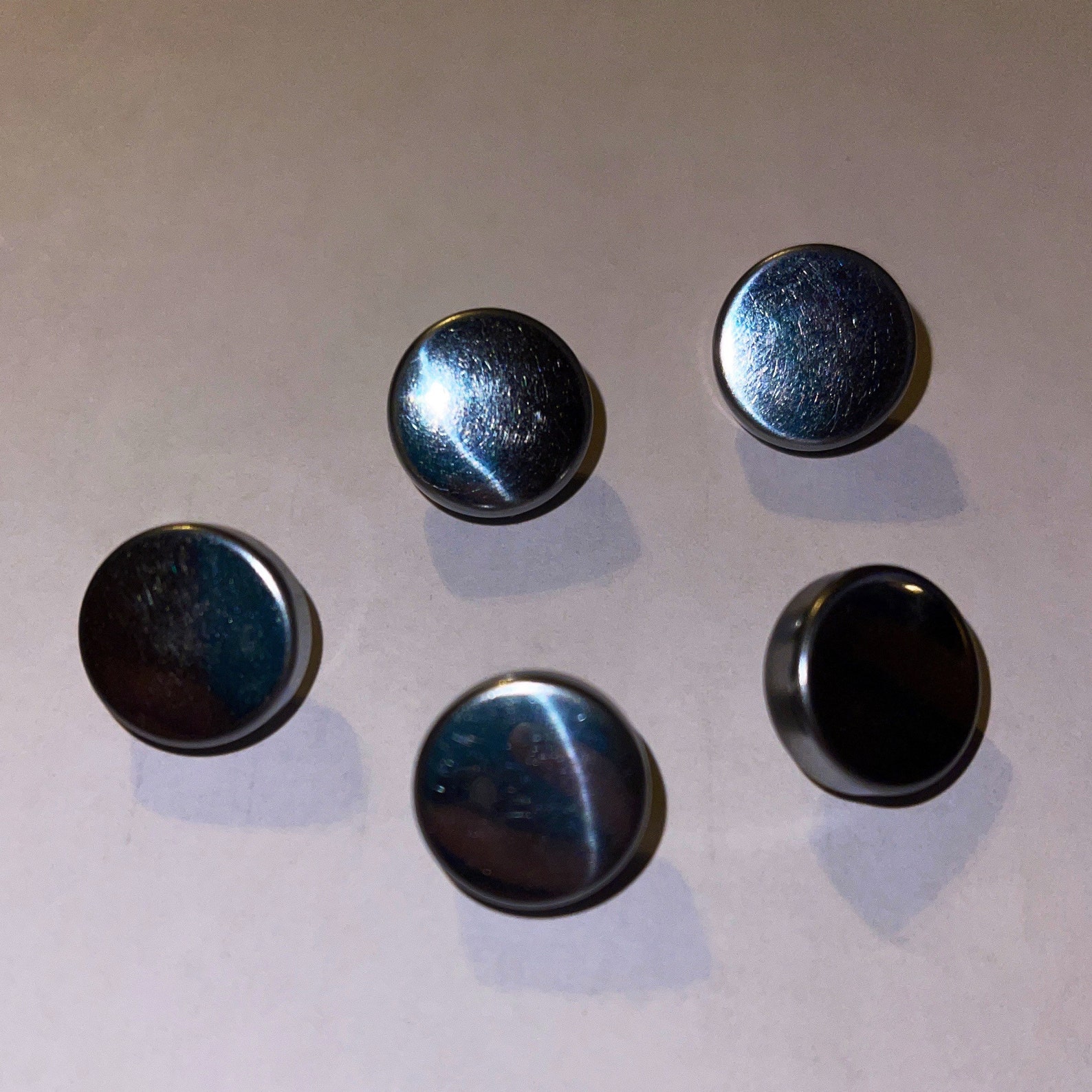 Botones redondos vintage botones de plata de 15 mm paquete - Etsy España