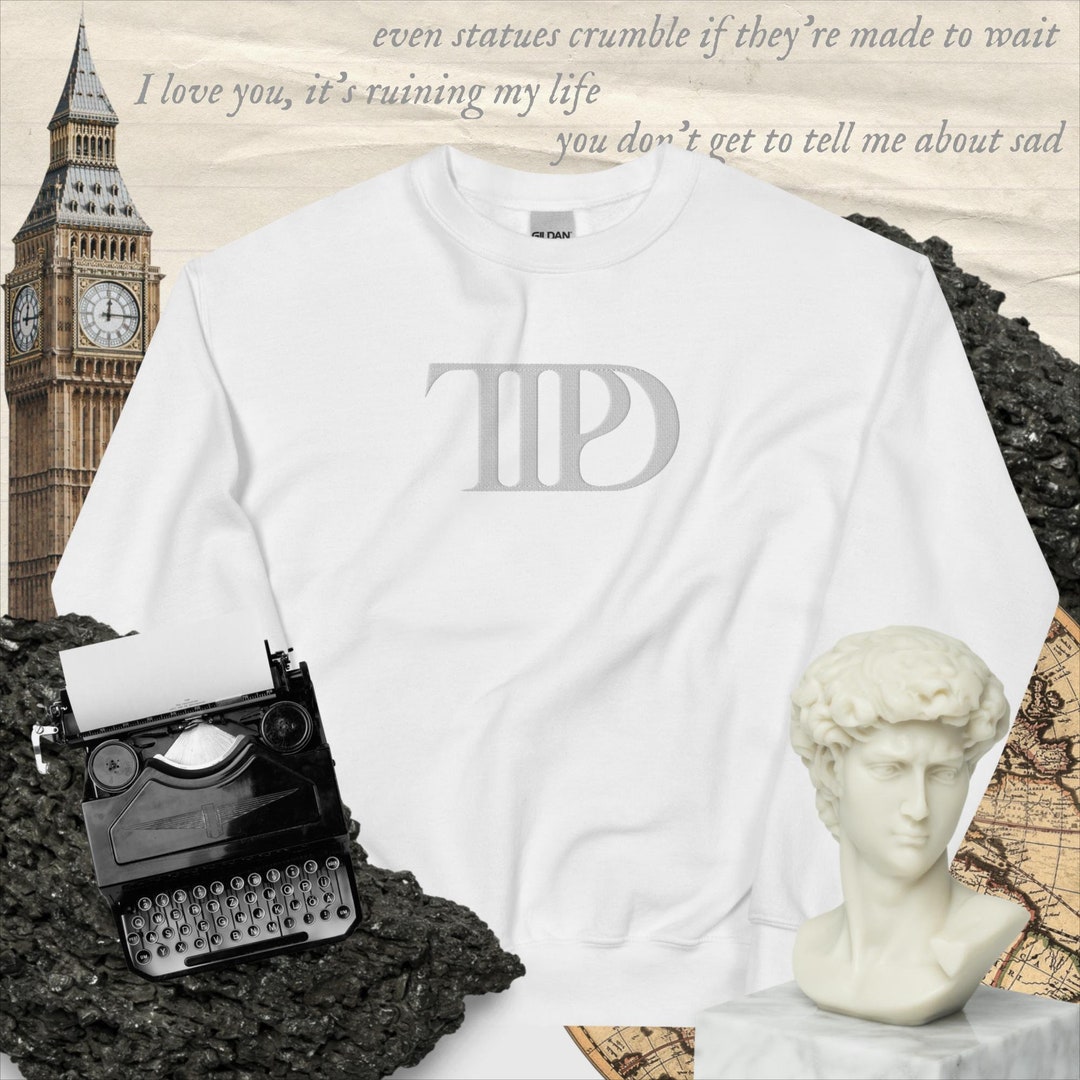 TTPD Embroidered Sweater Manuscript Variant unisex - Etsy