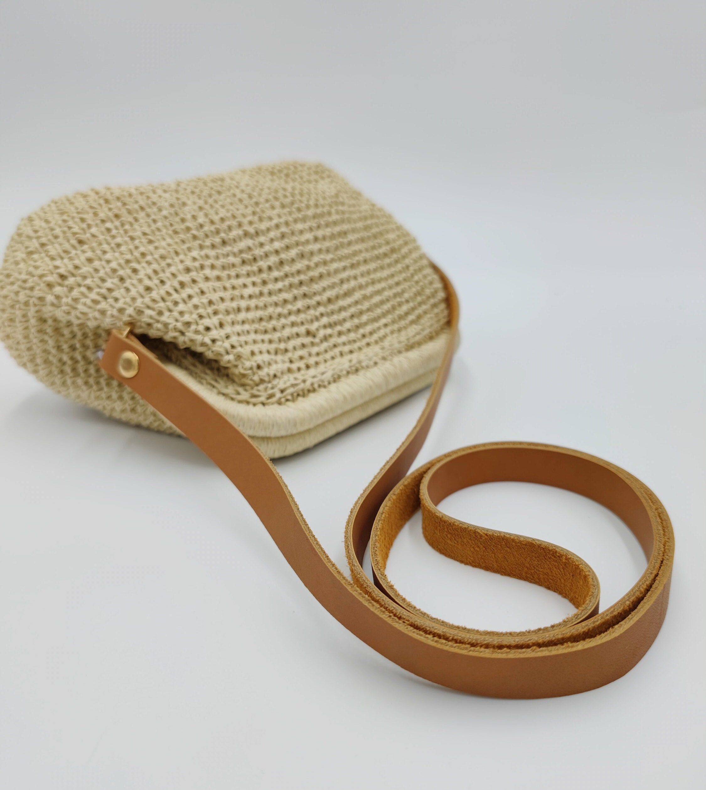 Tan Leather Bag Strap Genuine Leather Bag Shoulder Strap - Etsy